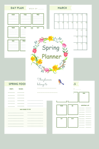 Simple Spring Activities Planner: new spring themed printable in our ...